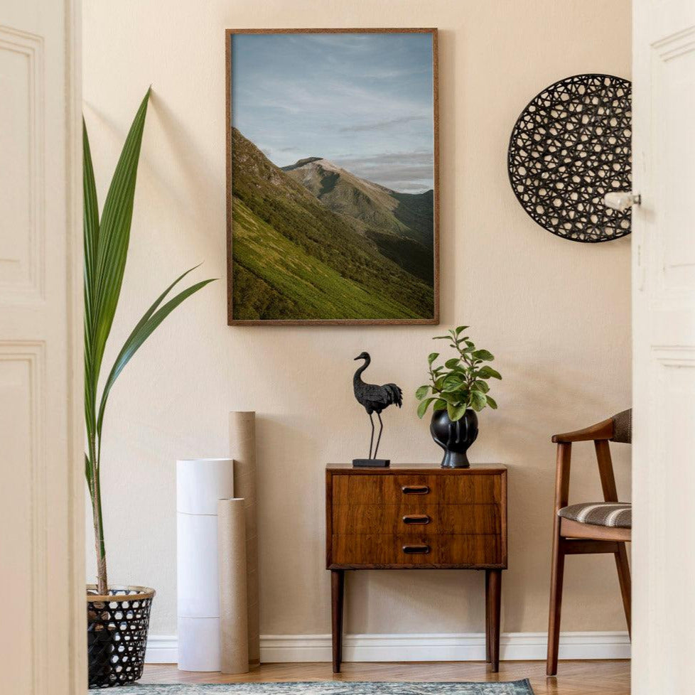 Mountain Landscape Poster - Mountain Stories / S5 - Minimalist design ...